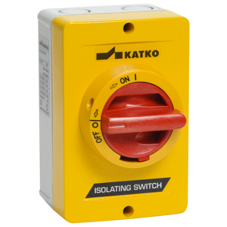 ISOLATOR SW, ALU, 3P YELLOW/RED HANDLE, 40A – CSL Connect